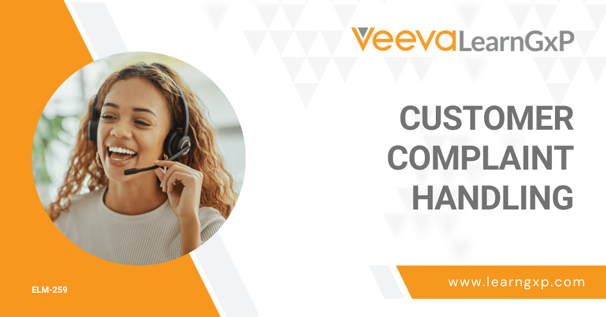 Customer Complaint Handling - LearnGxP: Accredited Online Life Science ...