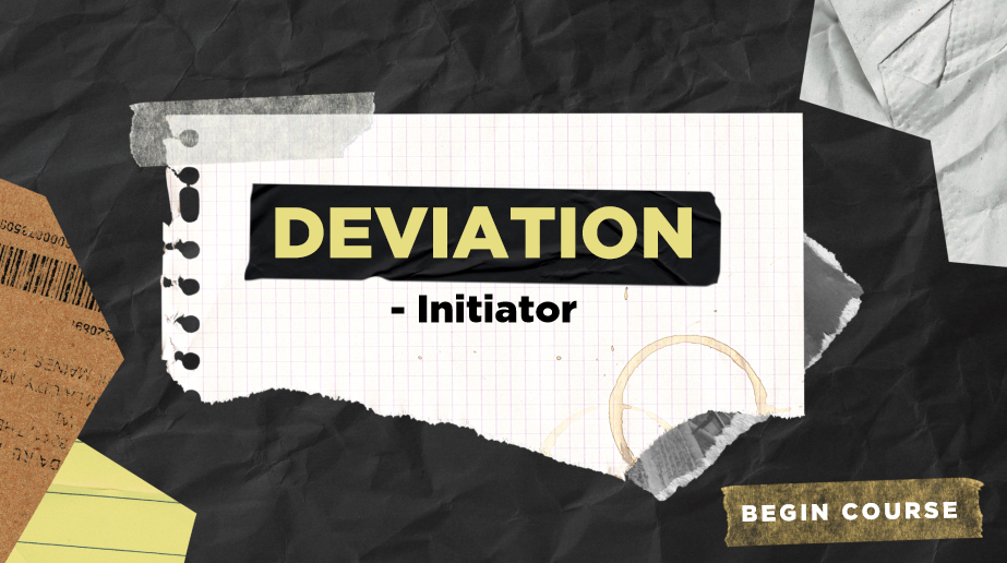 Deviation - Initiator - LearnGxP: Accredited Online Life Science ...