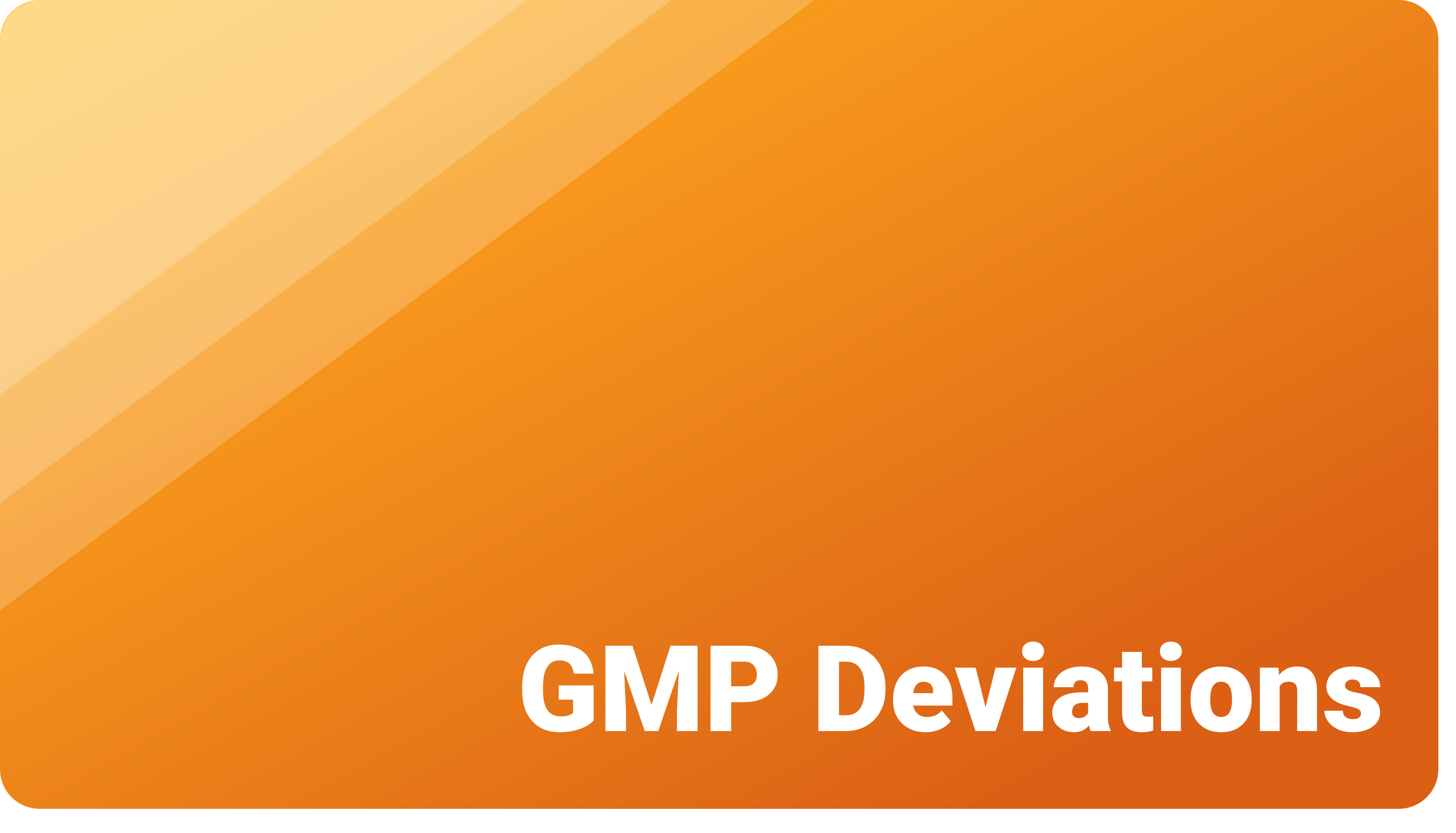 GMP Deviations - LearnGxP: Accredited Online Life Science Training Courses